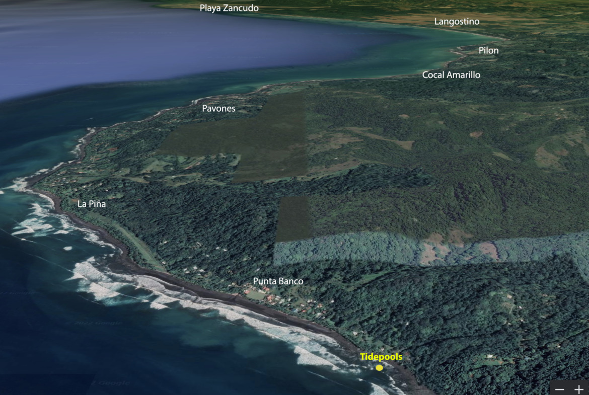 Punta Banco Tidepools Pavones - International Surf Properties